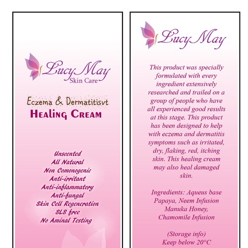 Design a Professional Funky New Cosmetic Cream Label | Product label ...