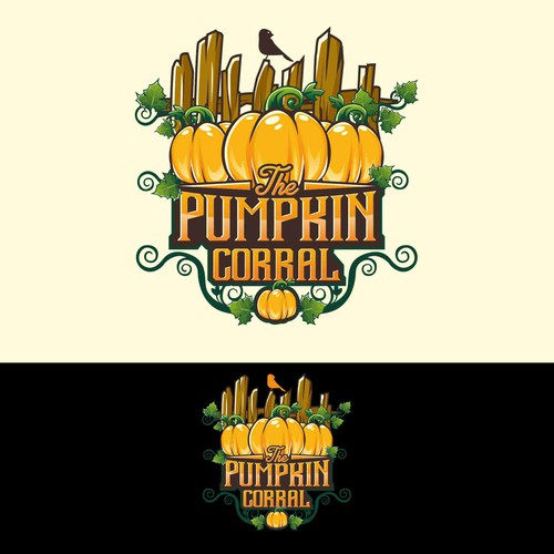 Design a fun and classic logo for a pumpkin patch | Logo design contest