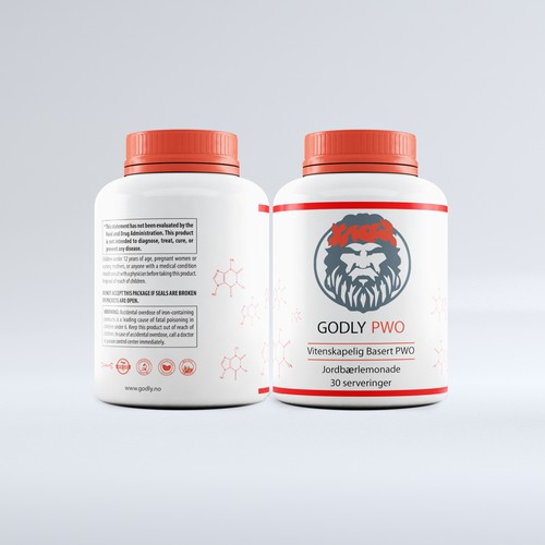 Label-design for Godly Supplements | Product label contest