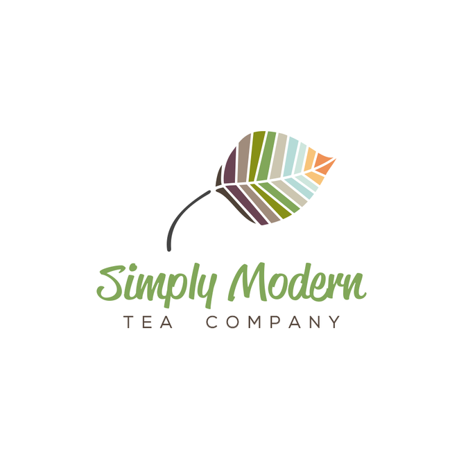 Design a piece of modern art for Simply Modern Tea Company's logo ...