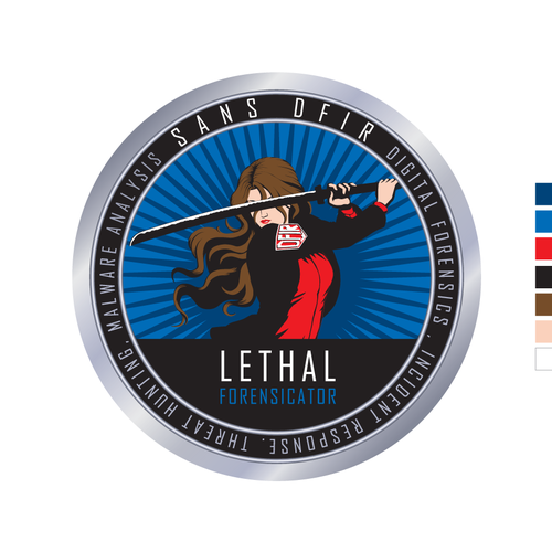 Cyber Forensics - Challenge Coin Design | Illustration or graphics contest