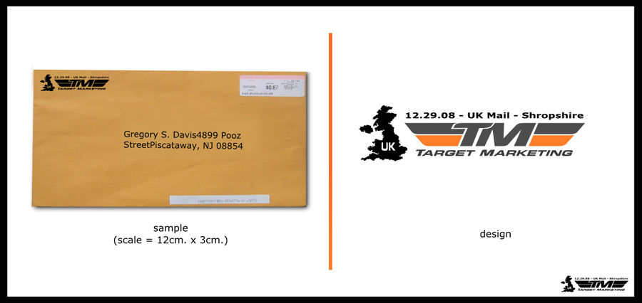 Royal Mail Letter Franking Label required | Print or packaging design ...