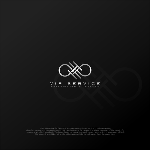Generate a luxury logo for a vip service. | Logo design contest