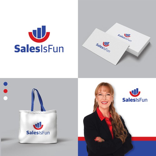 Designs | Rebranding for Sales Is Fun, a unique and refreshing take on ...