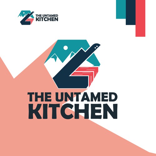 THE UNTAMED KITCHEN - WILD FOOD LOGO | Logo design contest