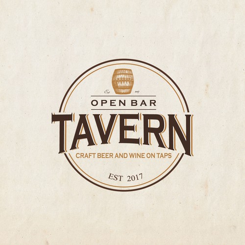 Open Bar Tavern - Self serve craft beer and wine restaurant | Logo ...