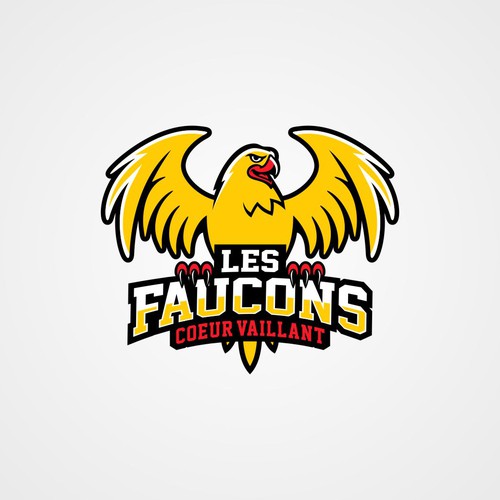 The Falcons LOGO for our Elementary School Sport Teams | Logo design ...
