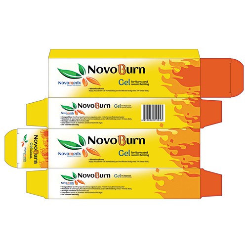 Design a product pack for burns and wound healing | Product packaging ...