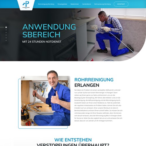 Designs | German plumber service needs new trustful converting ...