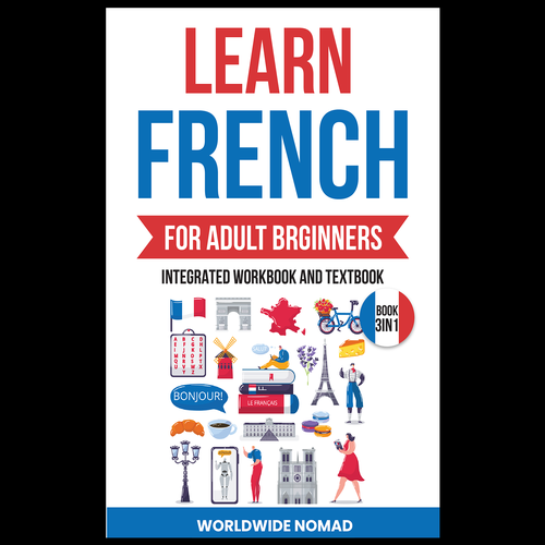 Designs | Creative cover for teaching French | Book cover contest