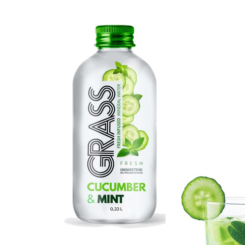 INFUSED WATER BRAND needs a COOL BOTTLE PRINT | Product label contest