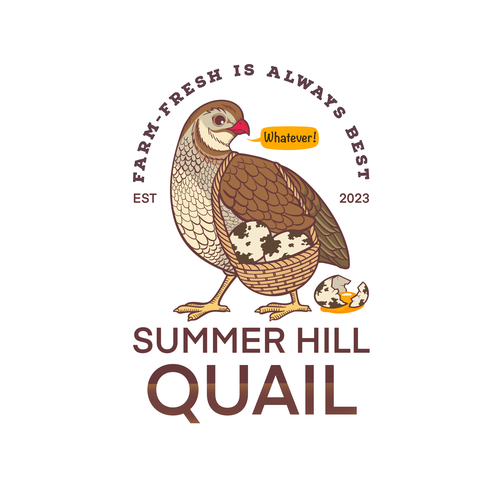 Designs | Quailicious: Fresh, Fun, and Vibrant Logo Design Contest for ...