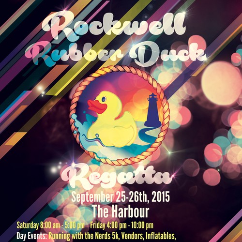 Design a fun and creative rubber duck event poster! | Postcard, flyer ...