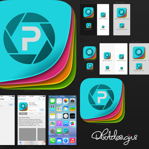 iPhone and iPad app icon needed for a visual blog reader and commerce ...