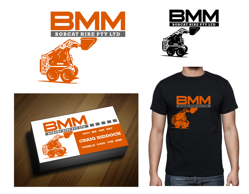 BMM Bobcat Hire | Logo & business card contest