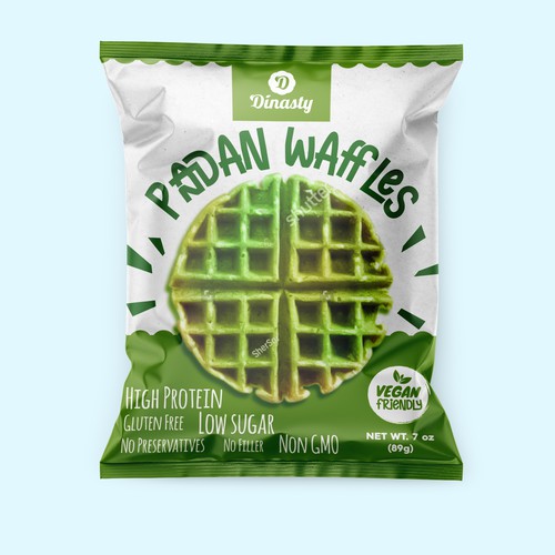 Designs | Wrapper and Box for the Wrappers Design for Waffles | Product ...