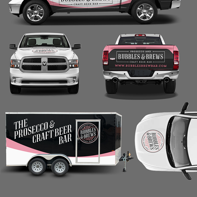 Design Truck & Trailer Branding for Luxury Mobile Bar Business! | Car ...