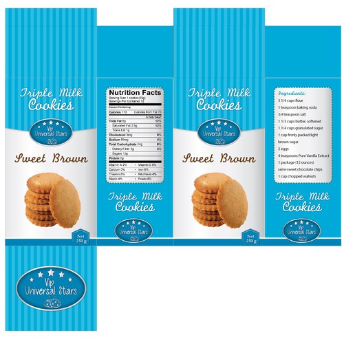 Designs | TRIPLE MILK COOKIES. | Product packaging contest