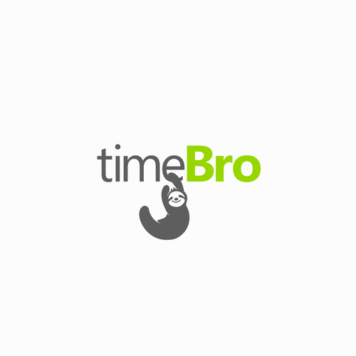 Create a logo for timeBro that involves a sloth | Logo design contest