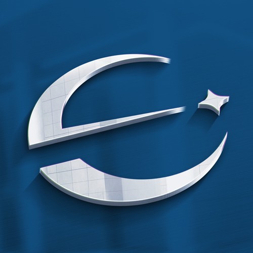 Letter E Designs Blue