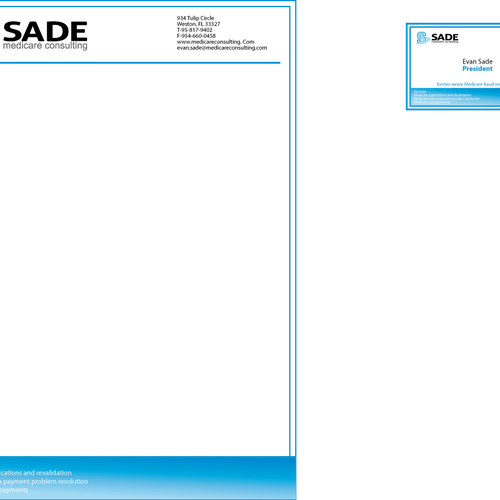 Business cards and letterhead/envelopes for Medicare consultant ...