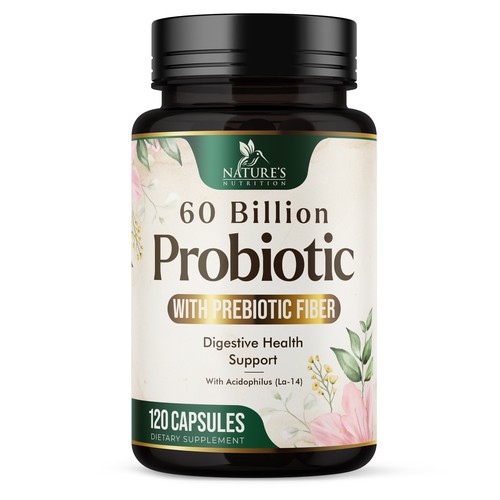 Designs | 60 Billion Probiotic Design Needed for Nature's Nutrition ...