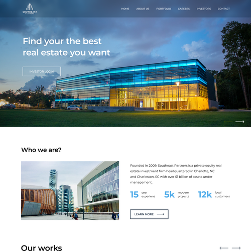 Designs | Real Estate Development Website | WordPress theme design contest
