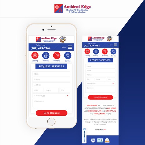 Design an Impressive WordPress Theme for Multi-State HVAC Company ...