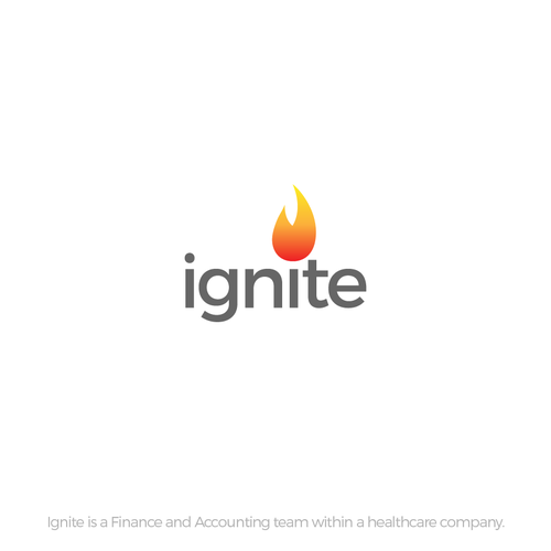 Ignite logo = typography + flame + creativity | Logo design contest