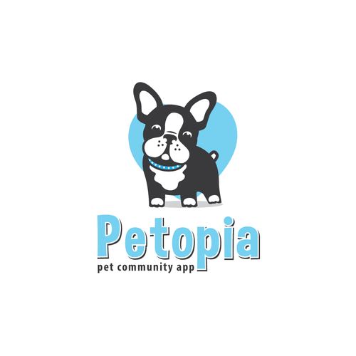 Create a logo for a social media for pet app. | Logo design contest