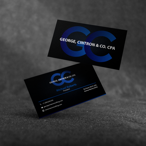 Designs | George, Cintron & Co. CPA - Business Card | Business card contest