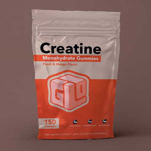 Designs | Bag Design for Creatine Monohydrate Gummy brand | Product ...