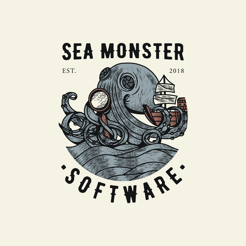 Sea Monster Logo