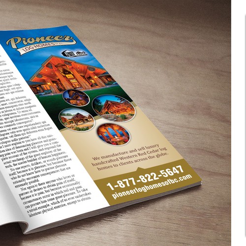 Create a captivating advertisement for Pioneer Log Homes of BC | Other ...