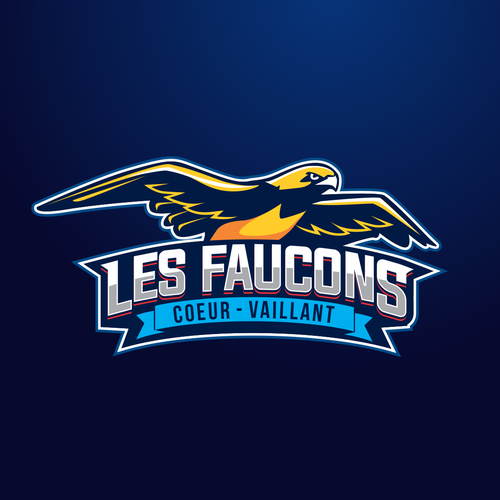The Falcons LOGO for our Elementary School Sport Teams | Logo design ...
