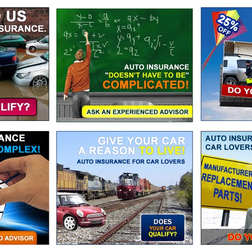 Auto insurance - CLEVER BANNER ADS | Banner ad contest