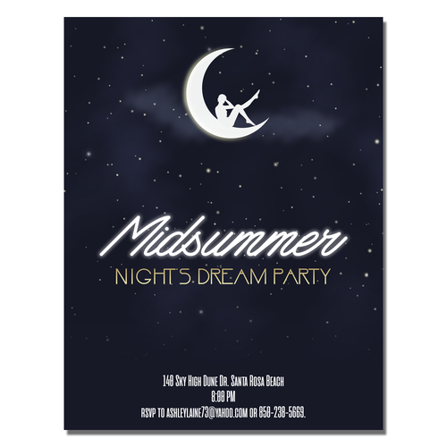 Design a Sexy Midsummer Night's Dream Party Invitation | Card or ...