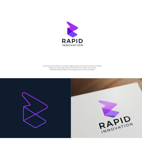 Designs | Futuristic Logo for Blockchain App Development Company | Logo ...