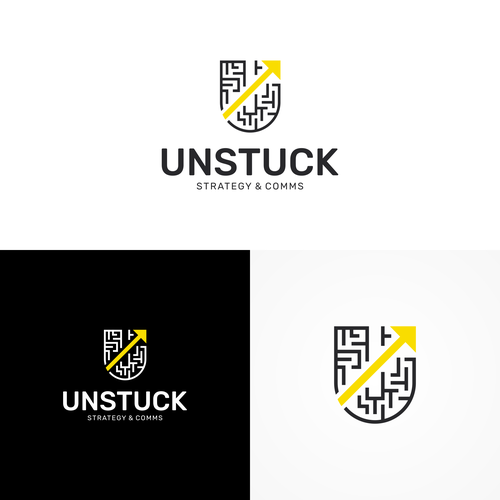 Designs | Unstuck strategy & comms needs unique & polished logo | Logo ...