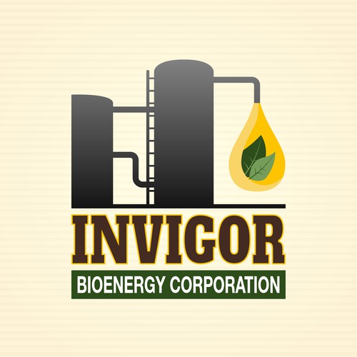 Create a powerful biodiesel refining company logo for Invigor Bioenergy ...