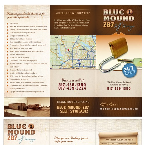 Self Storage Brochure | Print or packaging design contest