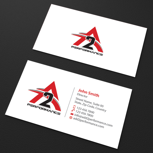 Professional Athlete Performance business card | Business card contest