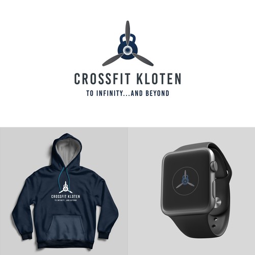 Designs | Airplane style logo for a CrossFit Gym | Logo design contest