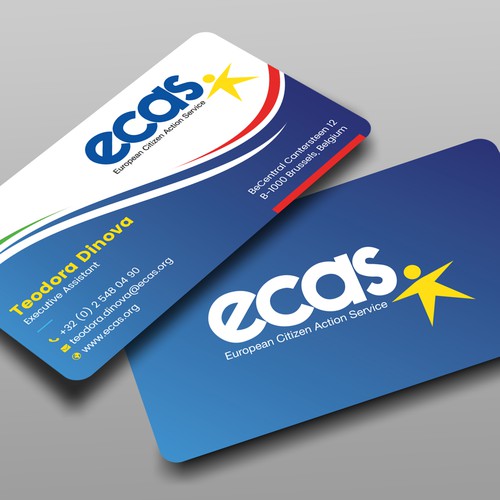 Designs | Design a classy business card for a Brussels-based EU-focused ...