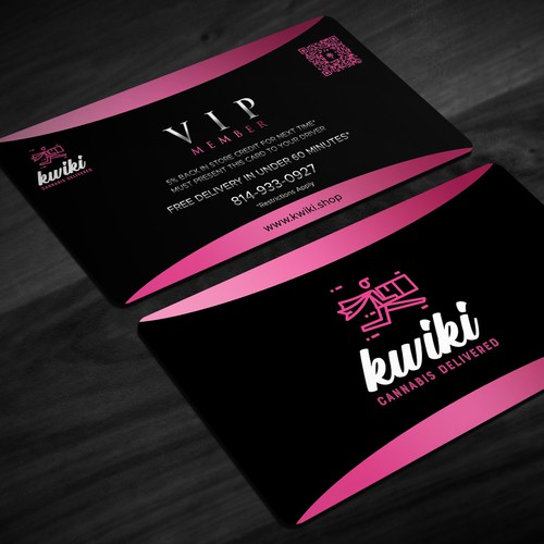 Designs | VIP membership card for a cannabis delivery service ...