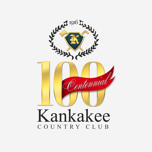 Kankakee Country Club Turns 100 | Logo design contest