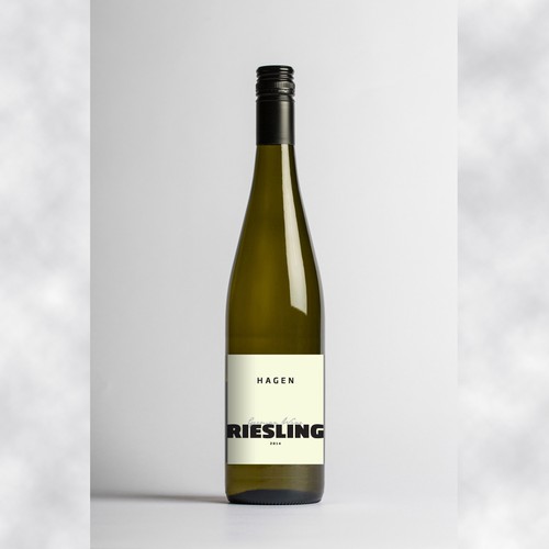 Create a tight and modern German riesling label | Product label contest