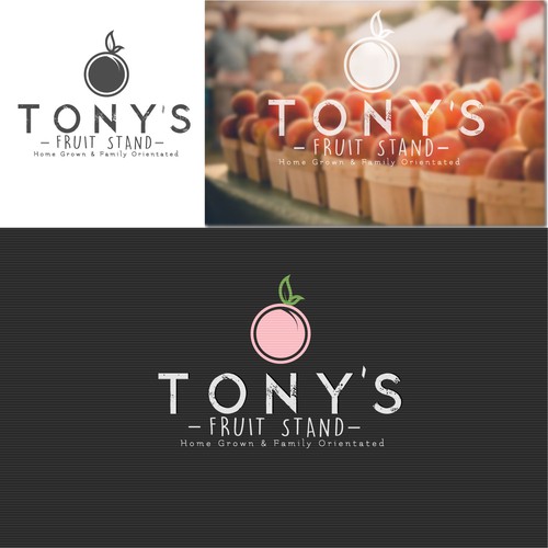 LOOKING FOR A FRESH MODERN FRUIT STAND LOGO FOR PEACH & PRODUCE STAND ...
