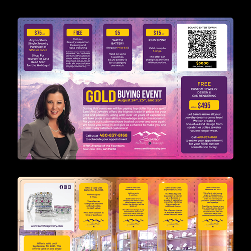 Designs | Plastic Mailing Postcard for Jewelry Store Coupons | Postcard ...