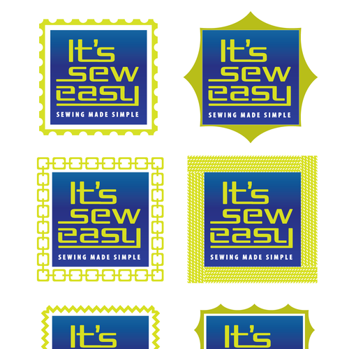 Stylish logo for PBS TV show: It's Sew Easy | Logo design contest